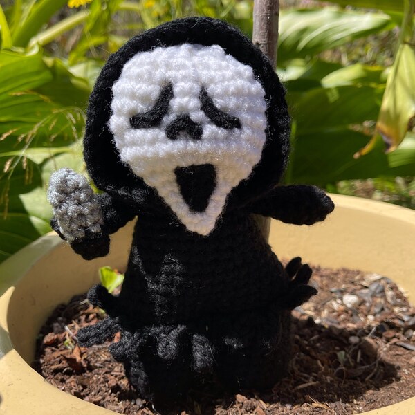 Crochet Ghostface Pattern - Etsy
