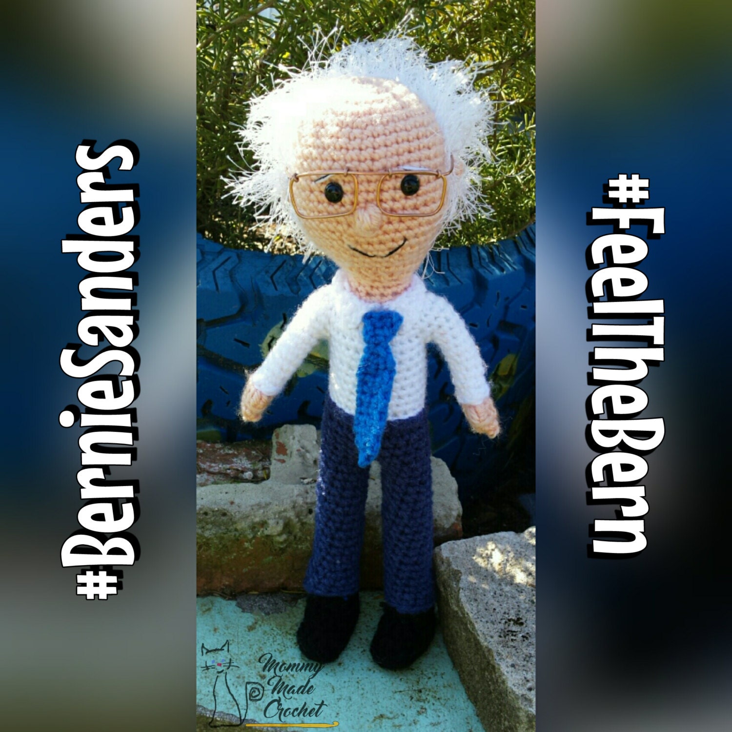 Bernie Bernie Sanders Doll crochet Pattern | Etsy