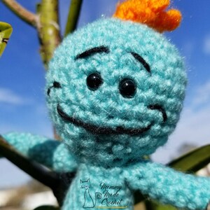 Mr Meeseeks Inspired Doll *** CROCHET PATTERN*** - Etsy