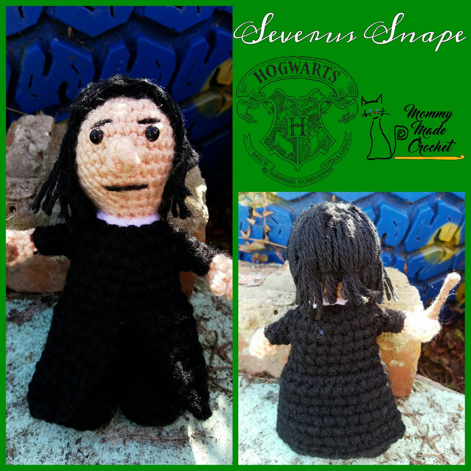 Severus Snape Inspired Snape Buddy CROCHET PATTERN | Etsy UK