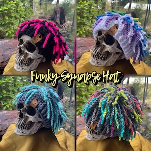 Funky Synapse Hat Crochet Pattern - Etsy