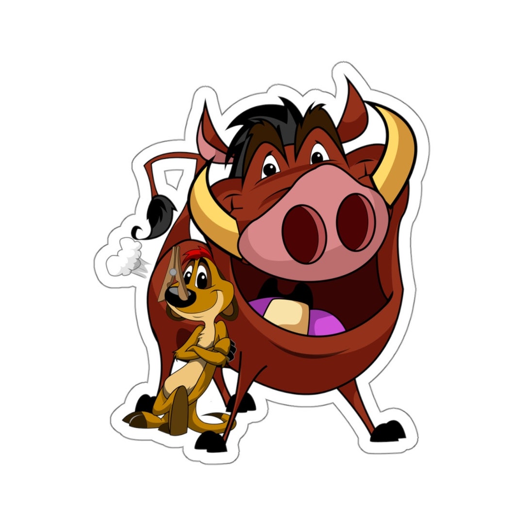 Timon and Pumba Stickers - Etsy