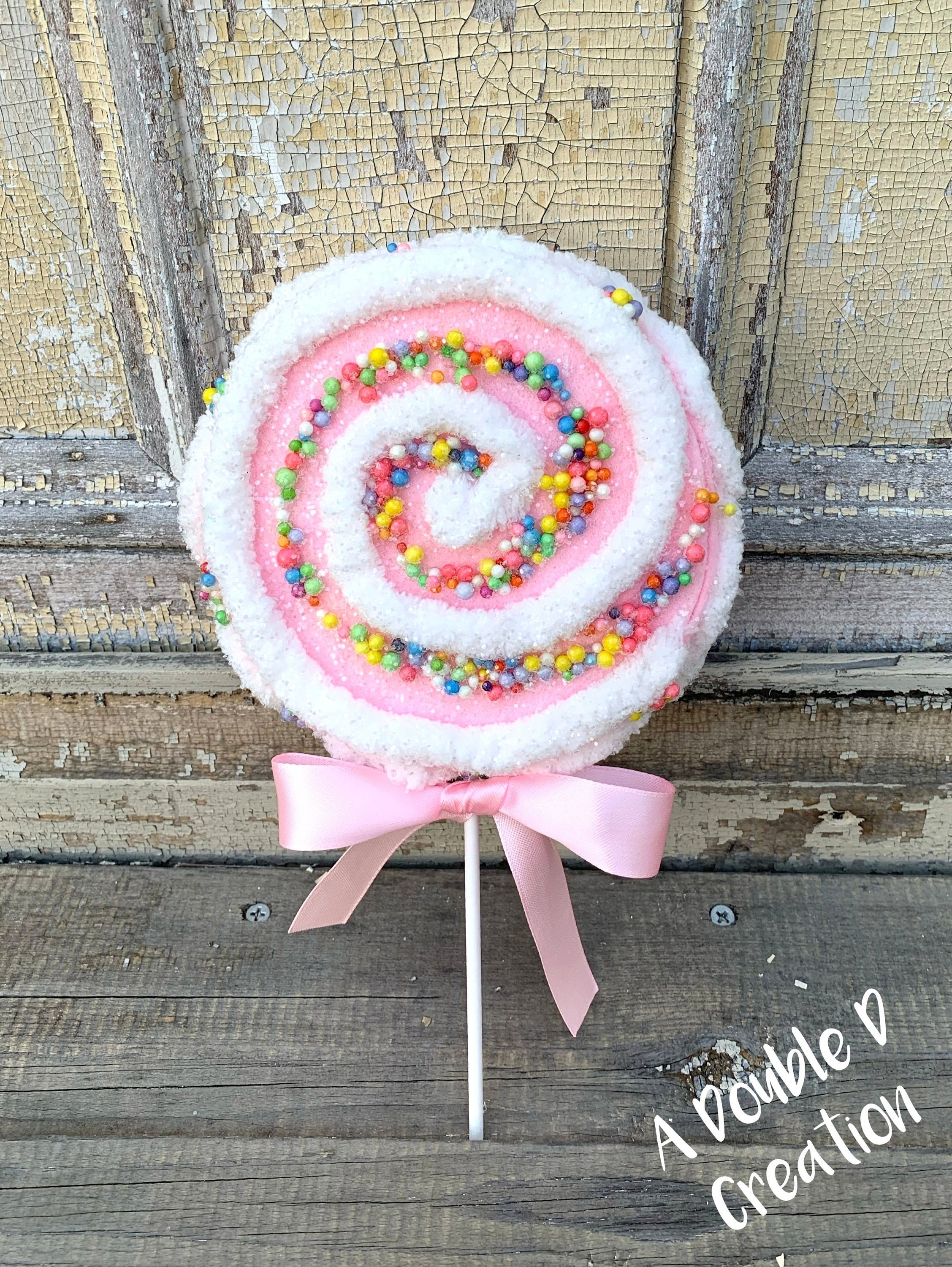 Giant lollipop Prop / Custom Fake Lollipop / Candyland Party Decoration ...