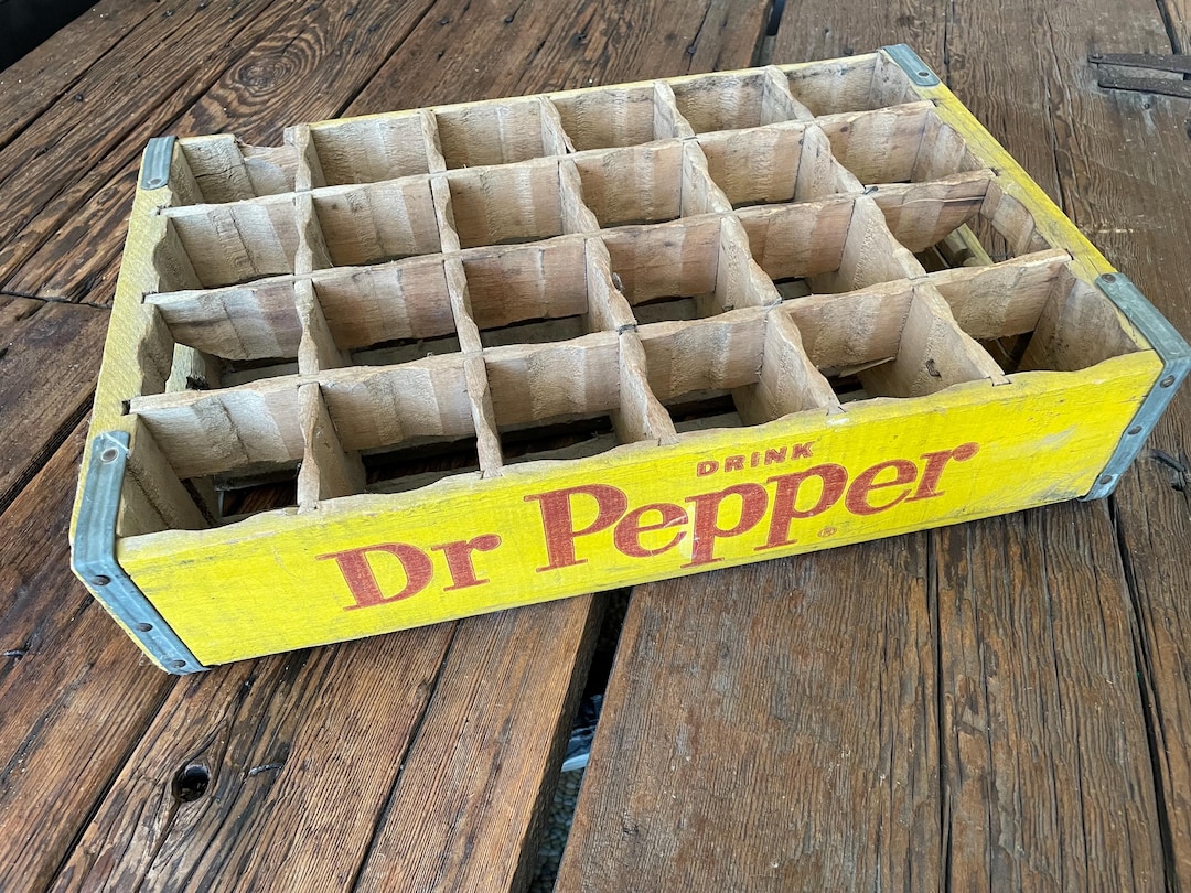 Vintage Dr Pepper Crate - Etsy