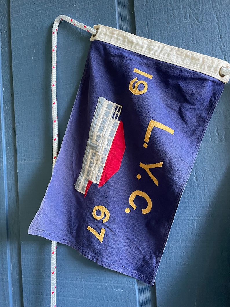 Vintage Yacht Club Flags - Etsy