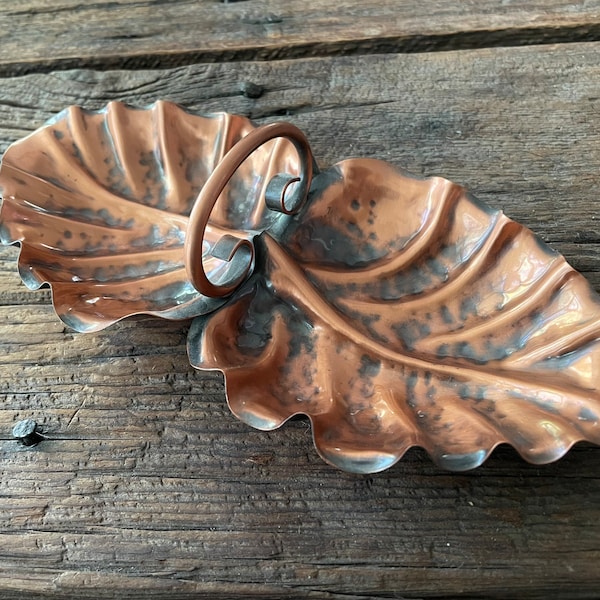 Copper Leaf - Etsy