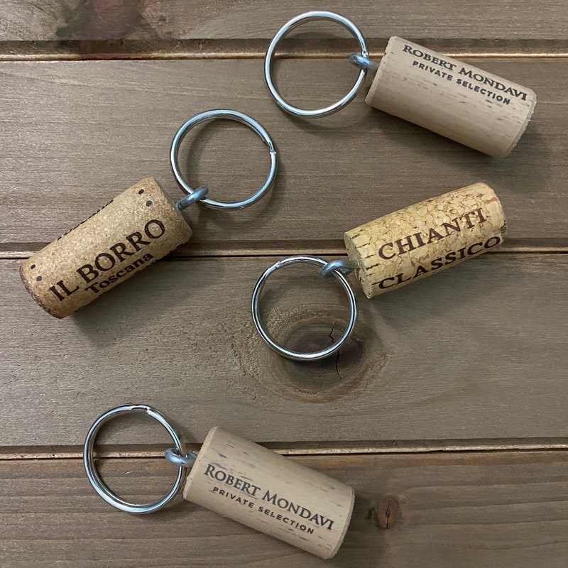 Floating Cork Keychain - Etsy