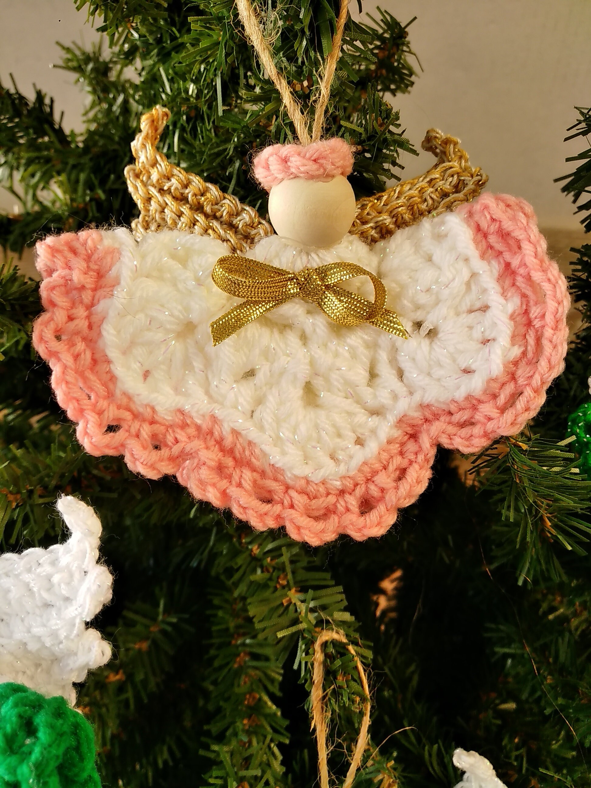 Crochet Doily Angel, Angel Theme, Tree Ornament - Etsy
