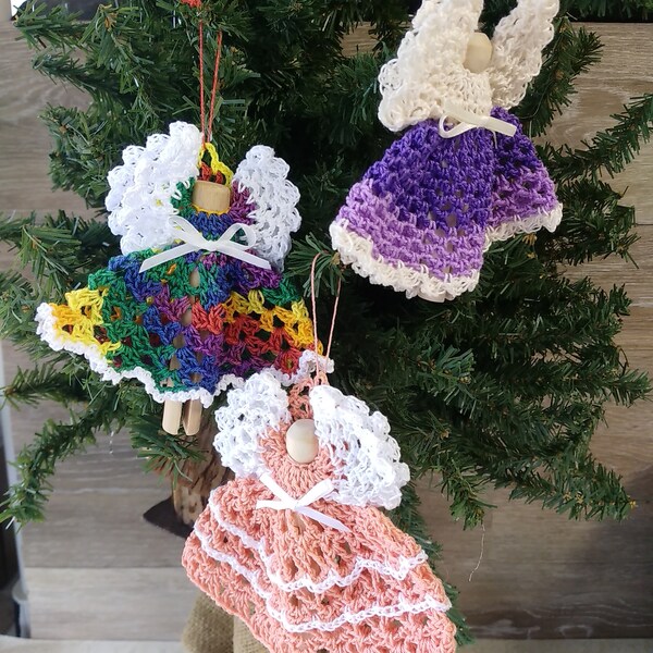 Clothespin Angels - Etsy