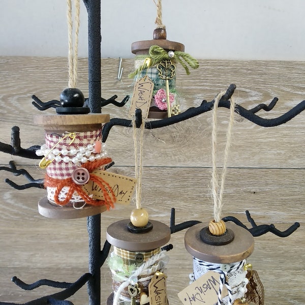 Spool Ornaments - Etsy