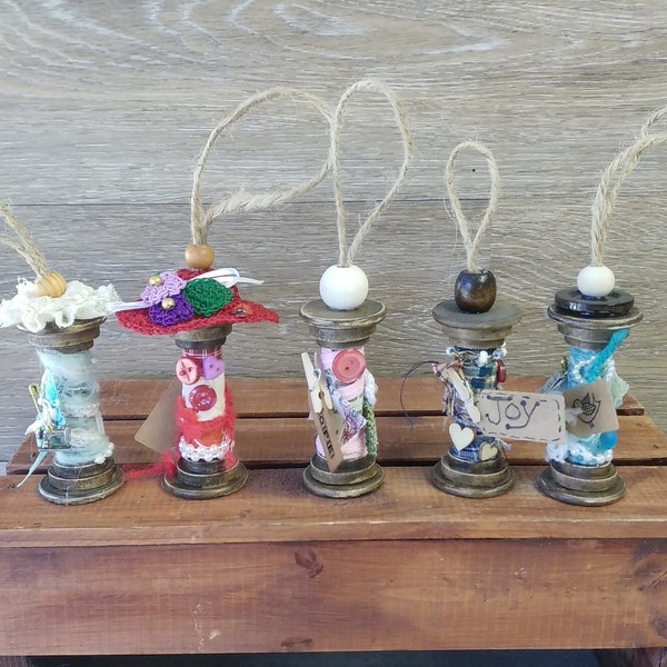 Spool Ornaments - Etsy