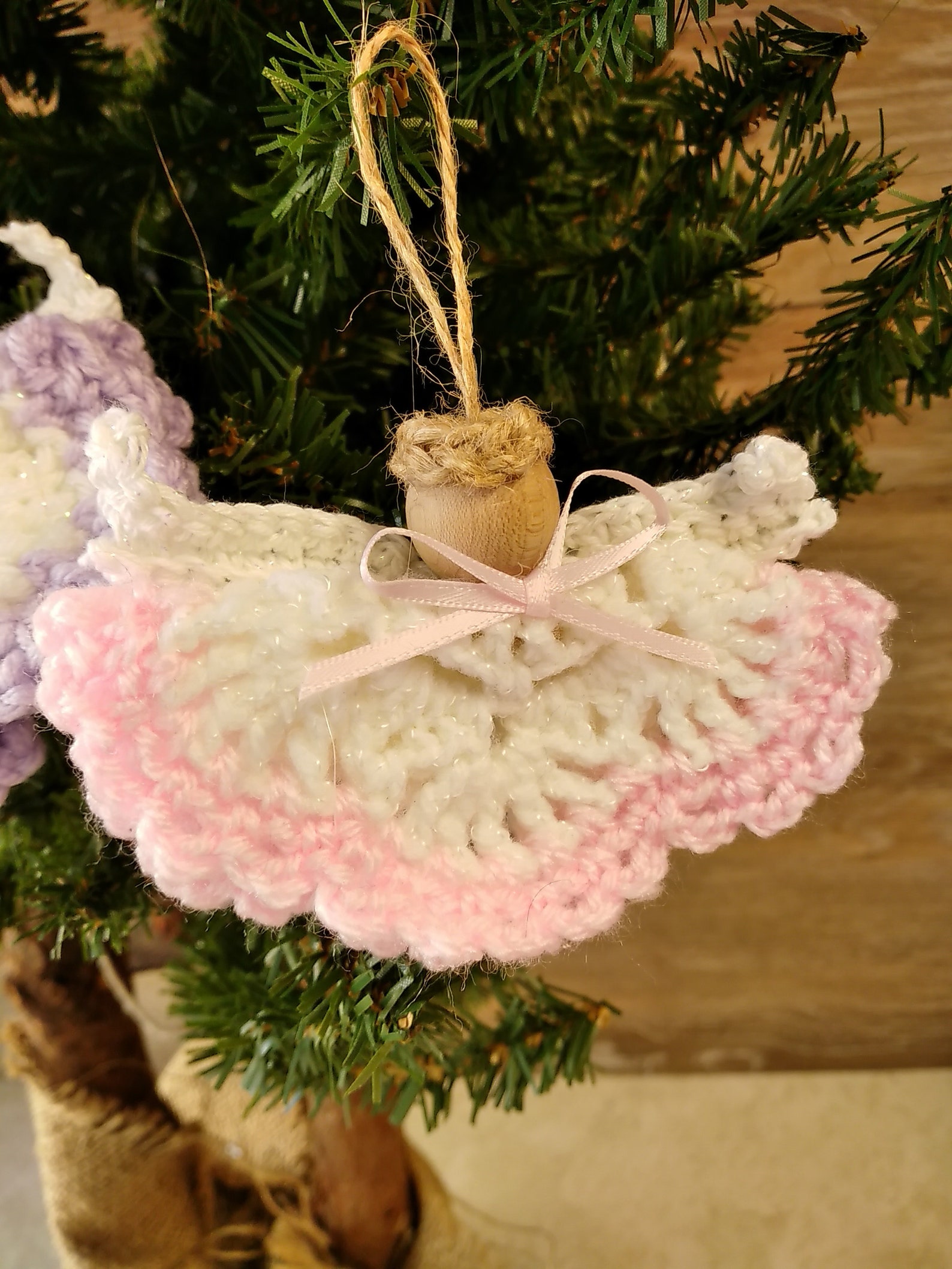 Crochet Doily Angel, Angel Theme, Tree Ornament - Etsy