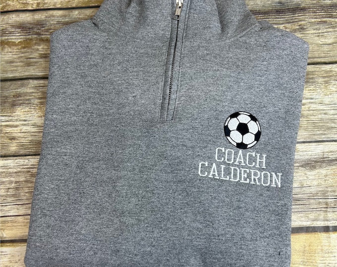 Custom School Spirit Mascot Pullover, Teacher Quarter Zip Sweatshirt ...