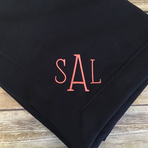 Monogrammed Stadium Blanket-personalized Stadium - Etsy