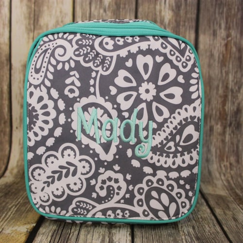 Kids Personalized Lunch Box Kids Monogrammed Lunch Box | Etsy