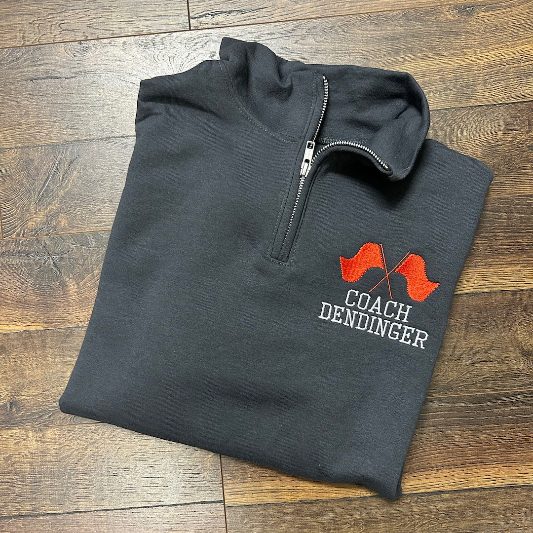Color Guard Coach Personalized Quarter Zip Sweatshirt - Etsy