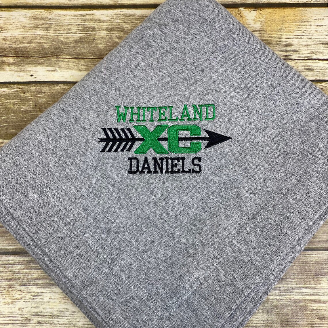 Personalized Cross Country Runner Blanket - Etsy
