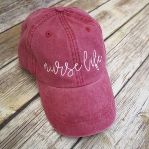 Nurse Life Baseball Hat - Nurse Baseball Hat - Nurse Hair Don't Care ...