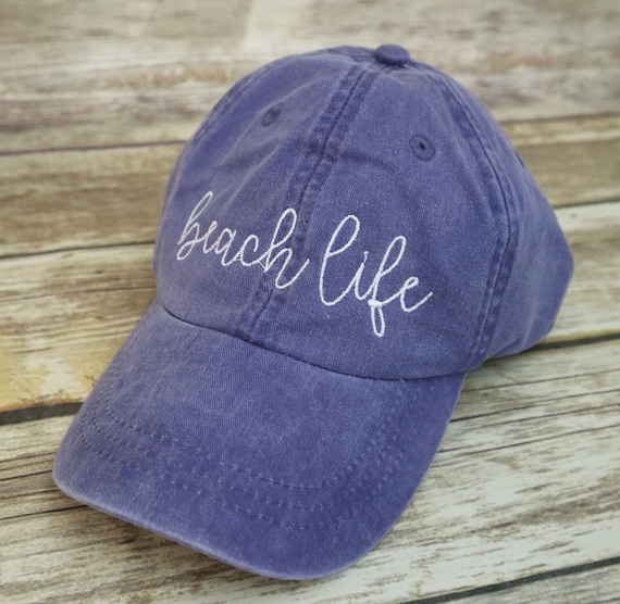 Beach Life Baseball Hat Beach Baseball Hat Beach Hair | Etsy