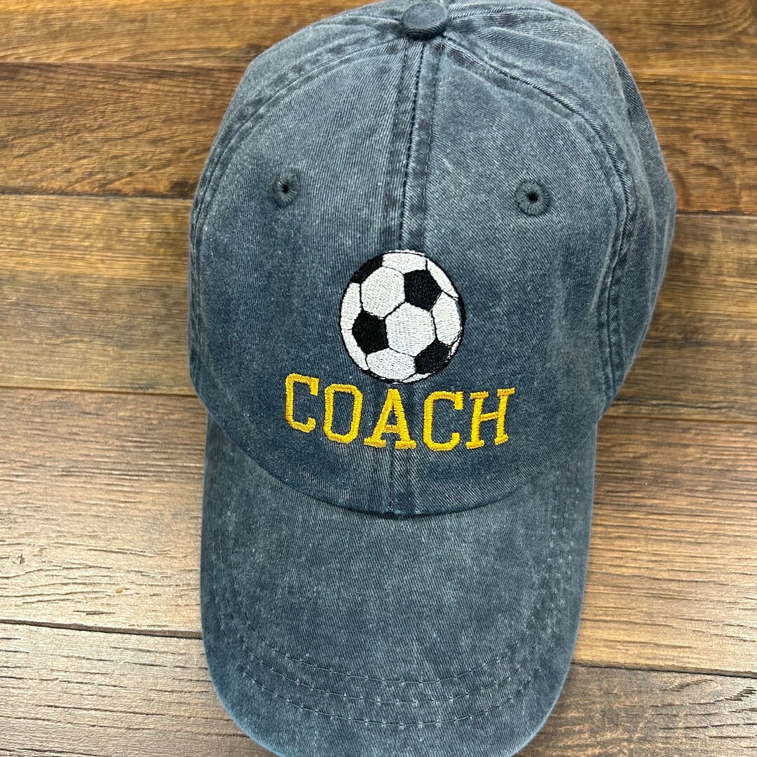 Soccer Coach Embroidered Baseball Hat - Etsy