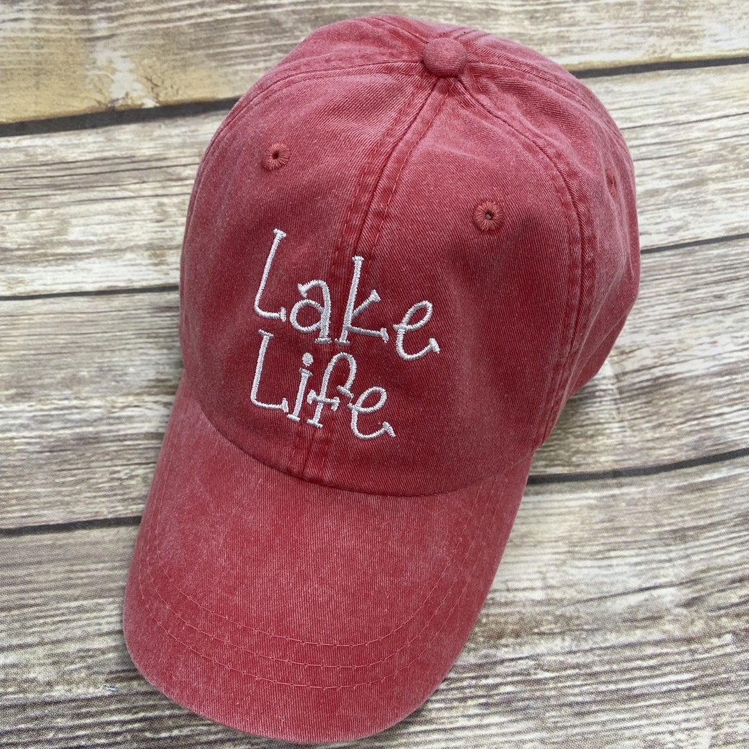 Lake Life Baseball Hat - Lake Baseball Hat - Lake Hair Don't Care - Etsy