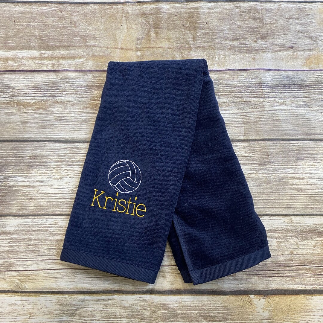 Personalized Volleyball Sports Towel - Etsy