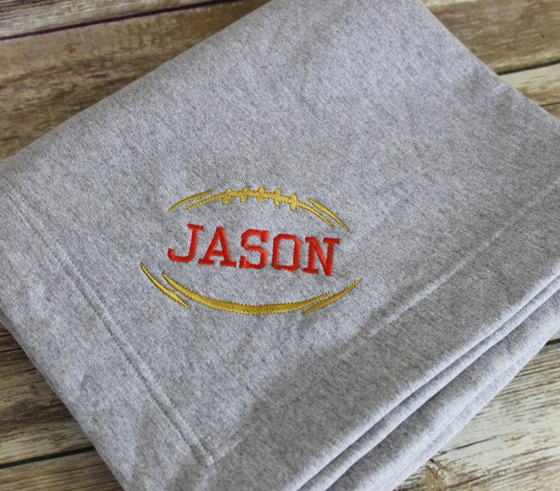 Personalized Football Stadium Blanket Football Team Blanket - Etsy