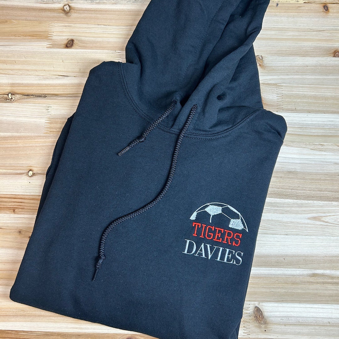 Personalized Soccer Player and Team Hooded Sweatshirt - Etsy
