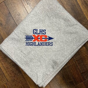 Customized Cross Country Team Blanket - Etsy