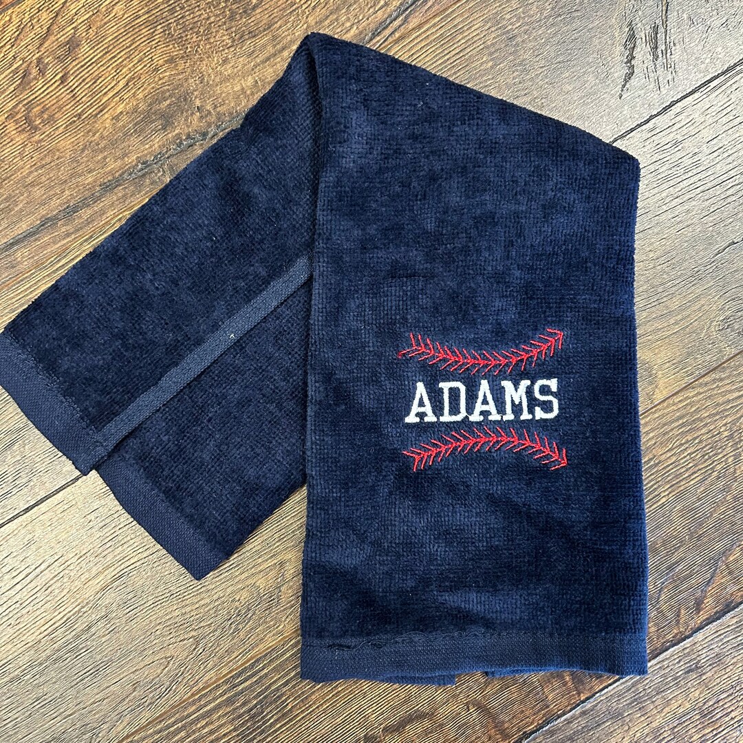 Personalized Baseball Towel - Pitchers Towel - Etsy