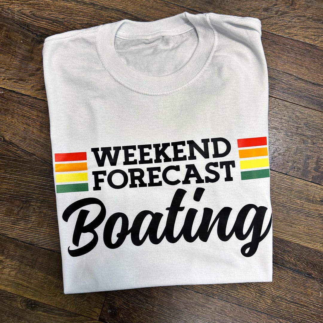 Weekend Forecast Boating Short Sleeve Shirt - Etsy UK