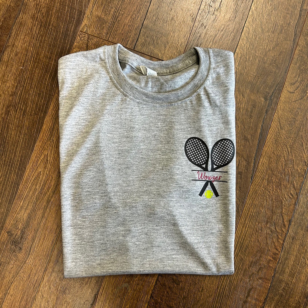 Personalized Adult Tennis Shirt - Tennis Team Shirt - Tennis Player ...