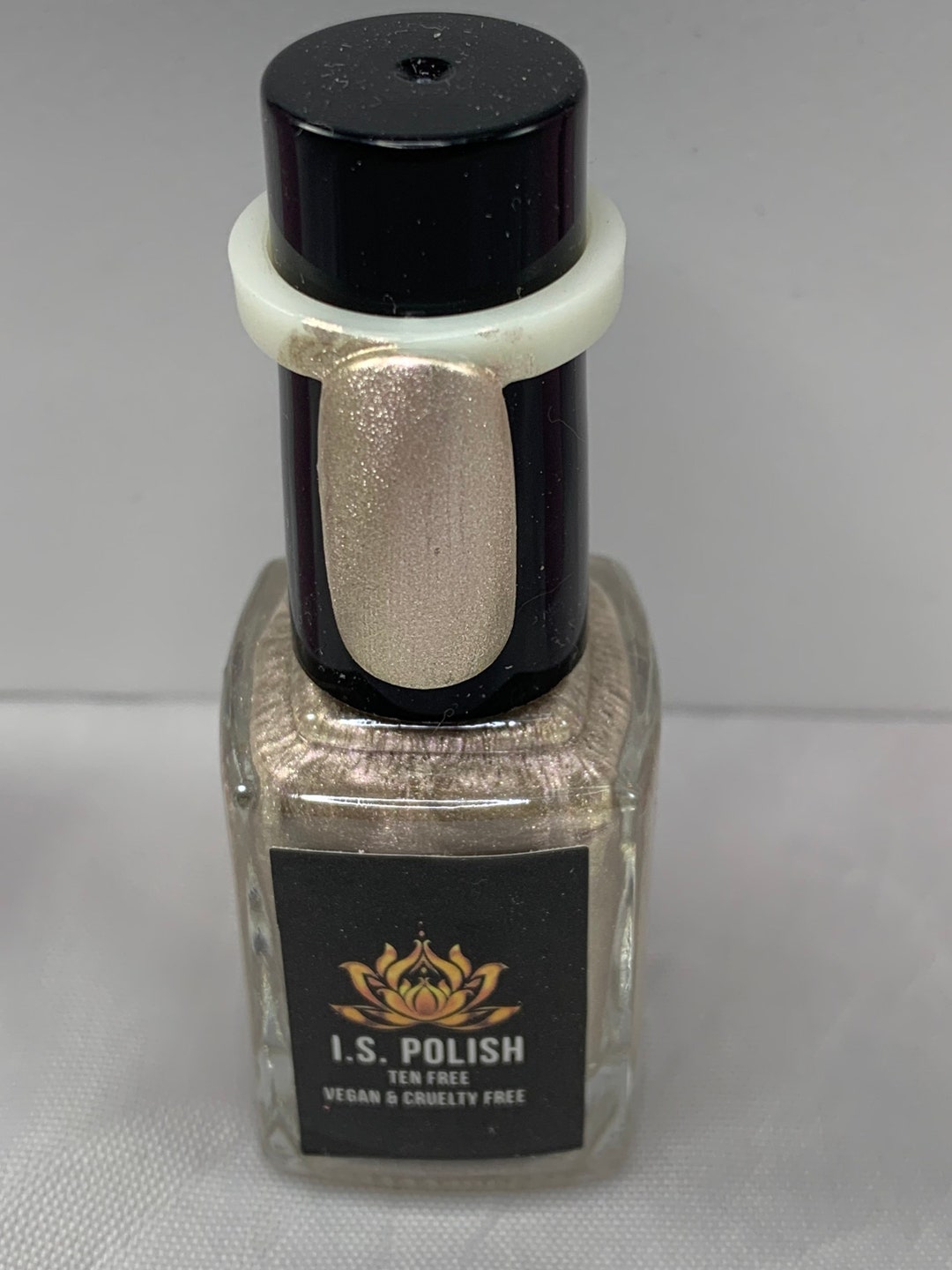 Frosted Window Panes Magnetic Nail Polish White Gold - Etsy