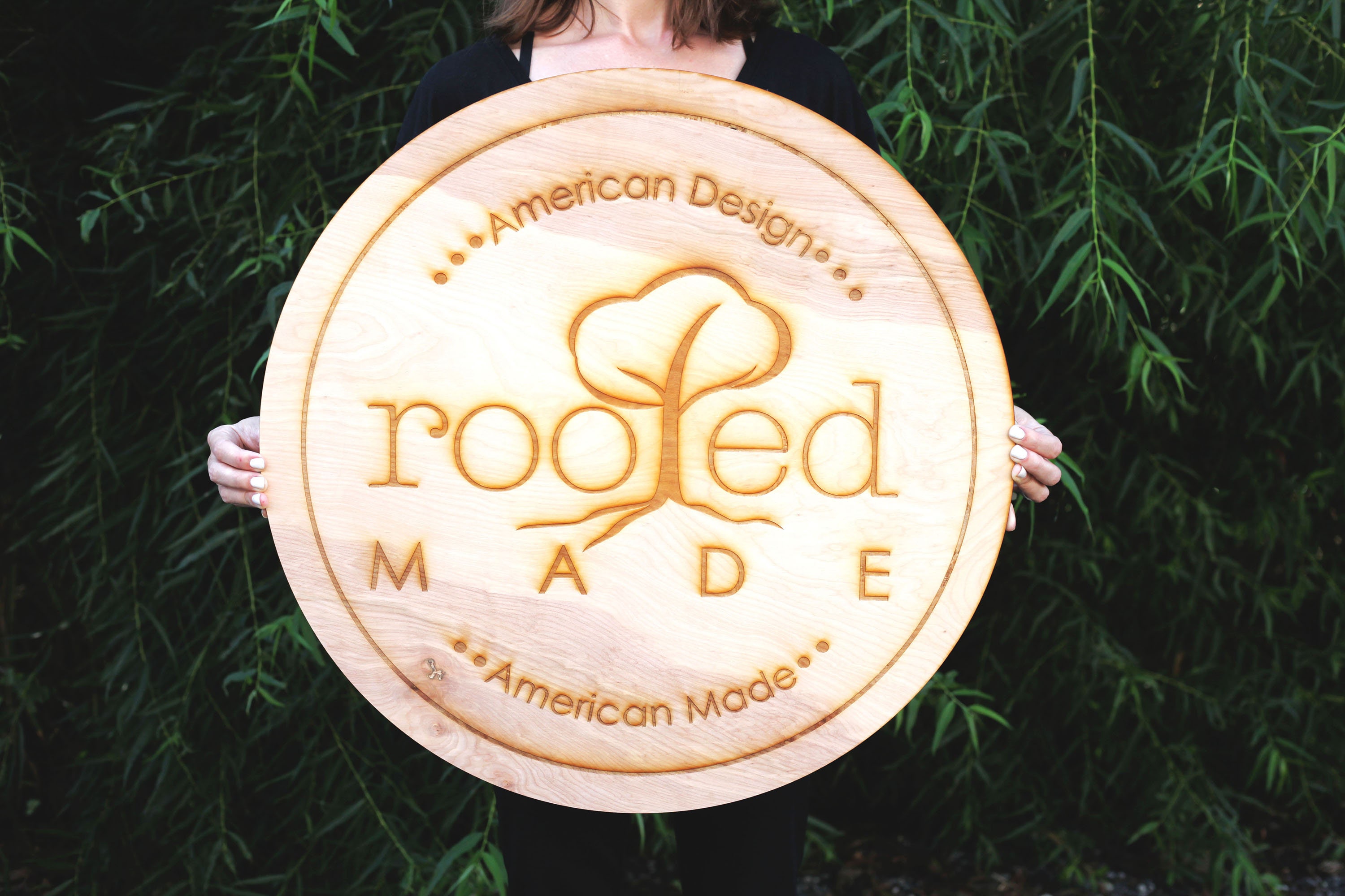Indoor Laser Cut Business Signage Made of Wood or Acrylic — Pinpoint ...