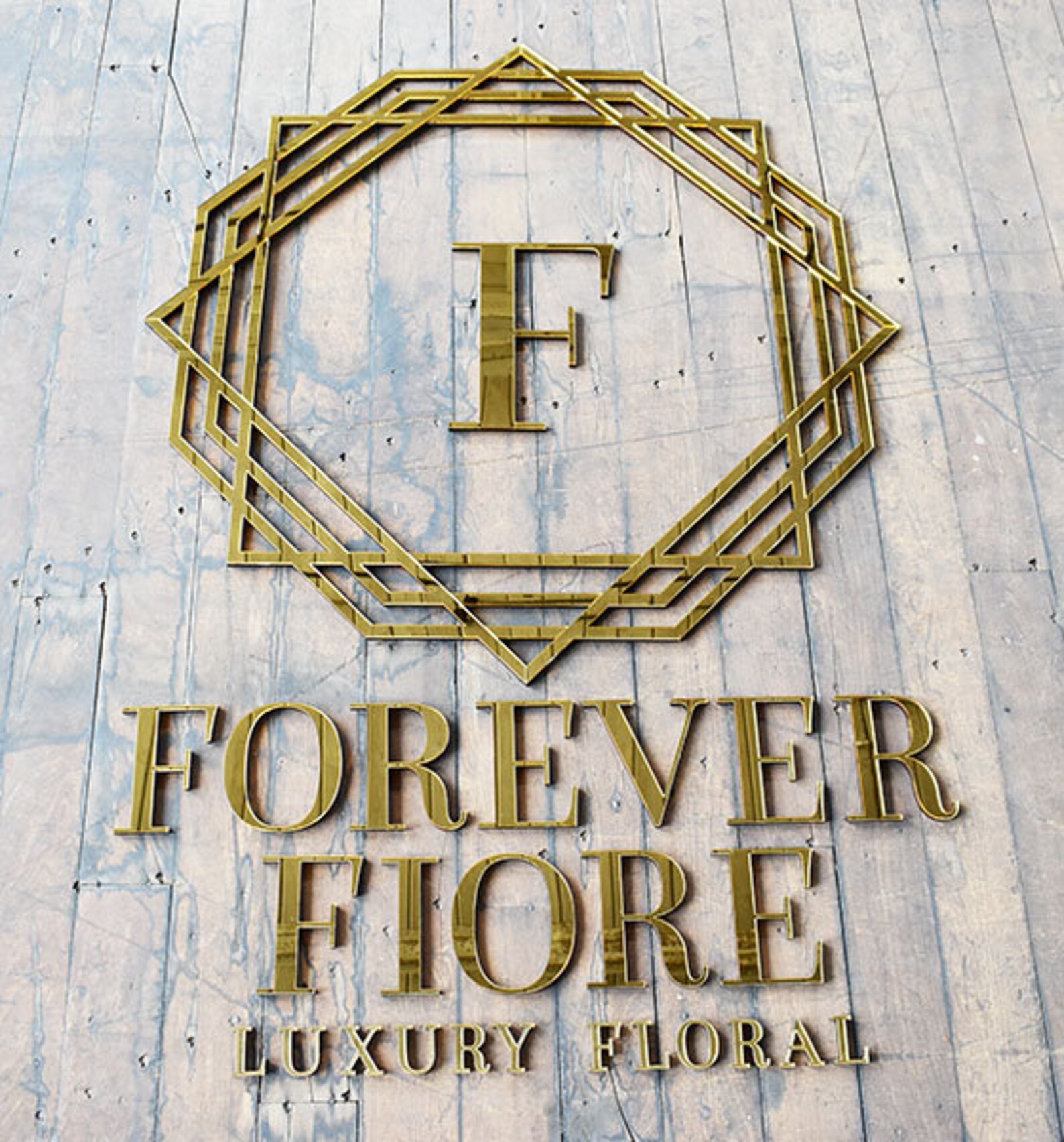 Custom Mirror Wall Letters for Business Logo Sign Laser Cut | Etsy