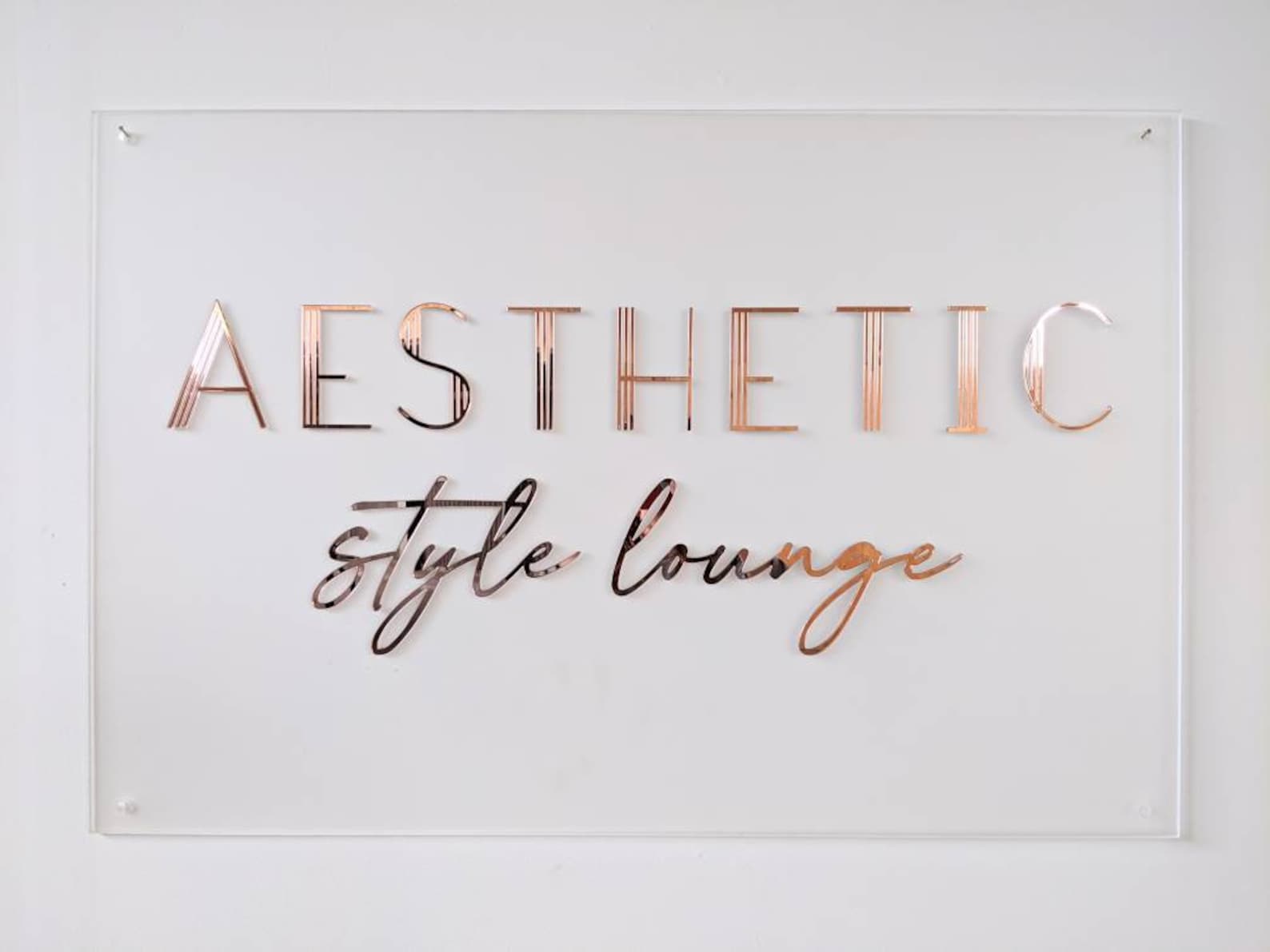 Custom Acrylic Business Sign With Frosted Background | Etsy