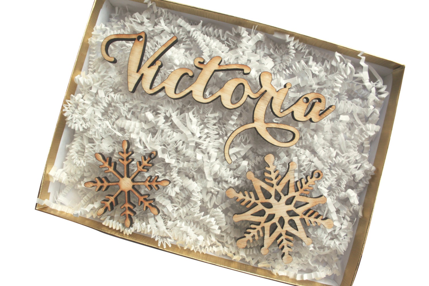 Custom Calligraphy Name Ornament Beautiful Carolyna Script - Etsy