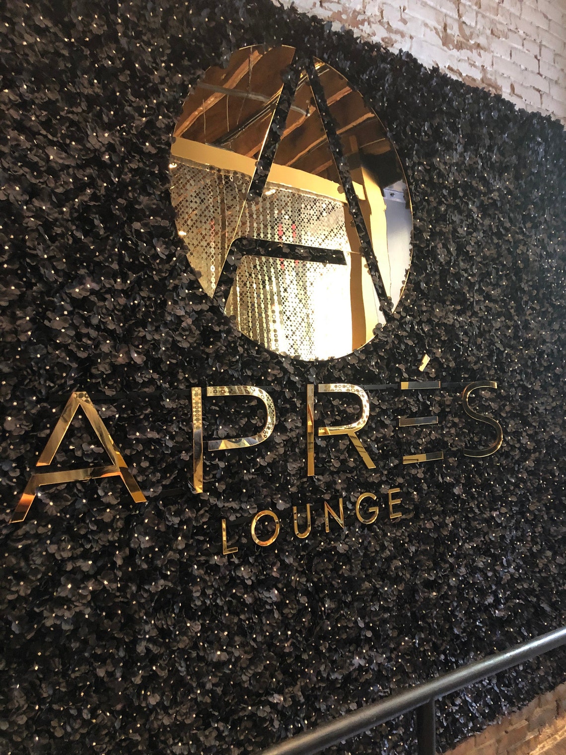 Logo Business Sign in Gold Mirror Silver Mirror or Custom - Etsy