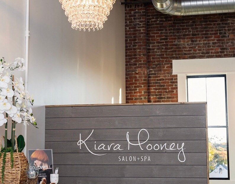 Spa Business Logo Wall Sign - Etsy