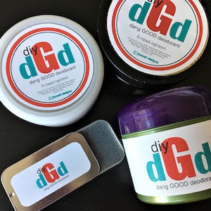 PRINTABLE Diy DEODORANT Labels - PDF, Silhouette, Jpg - Etsy