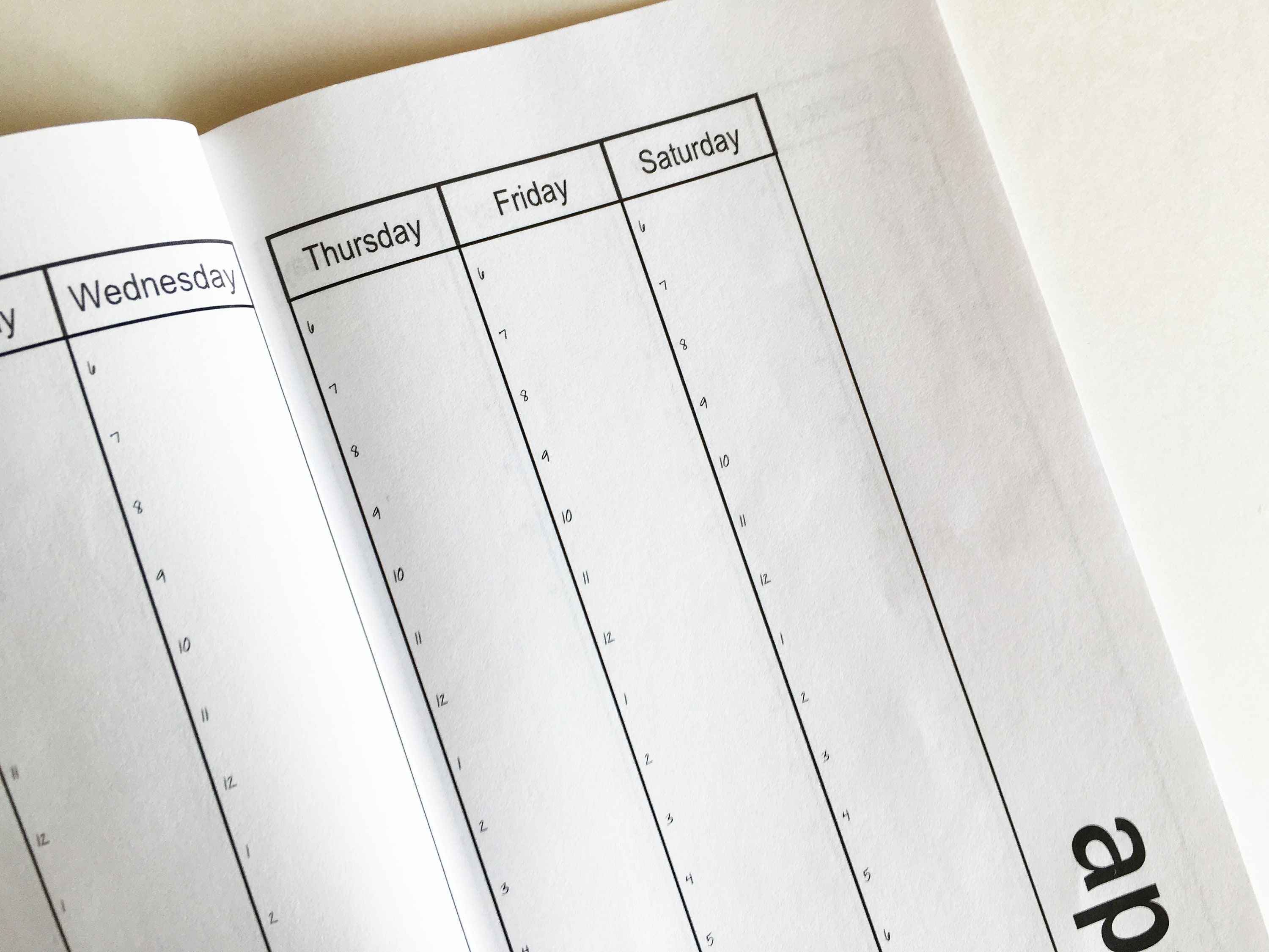 Printable Compact WEEKLY Pocket Planner PRINTABLE Instant Download - Etsy