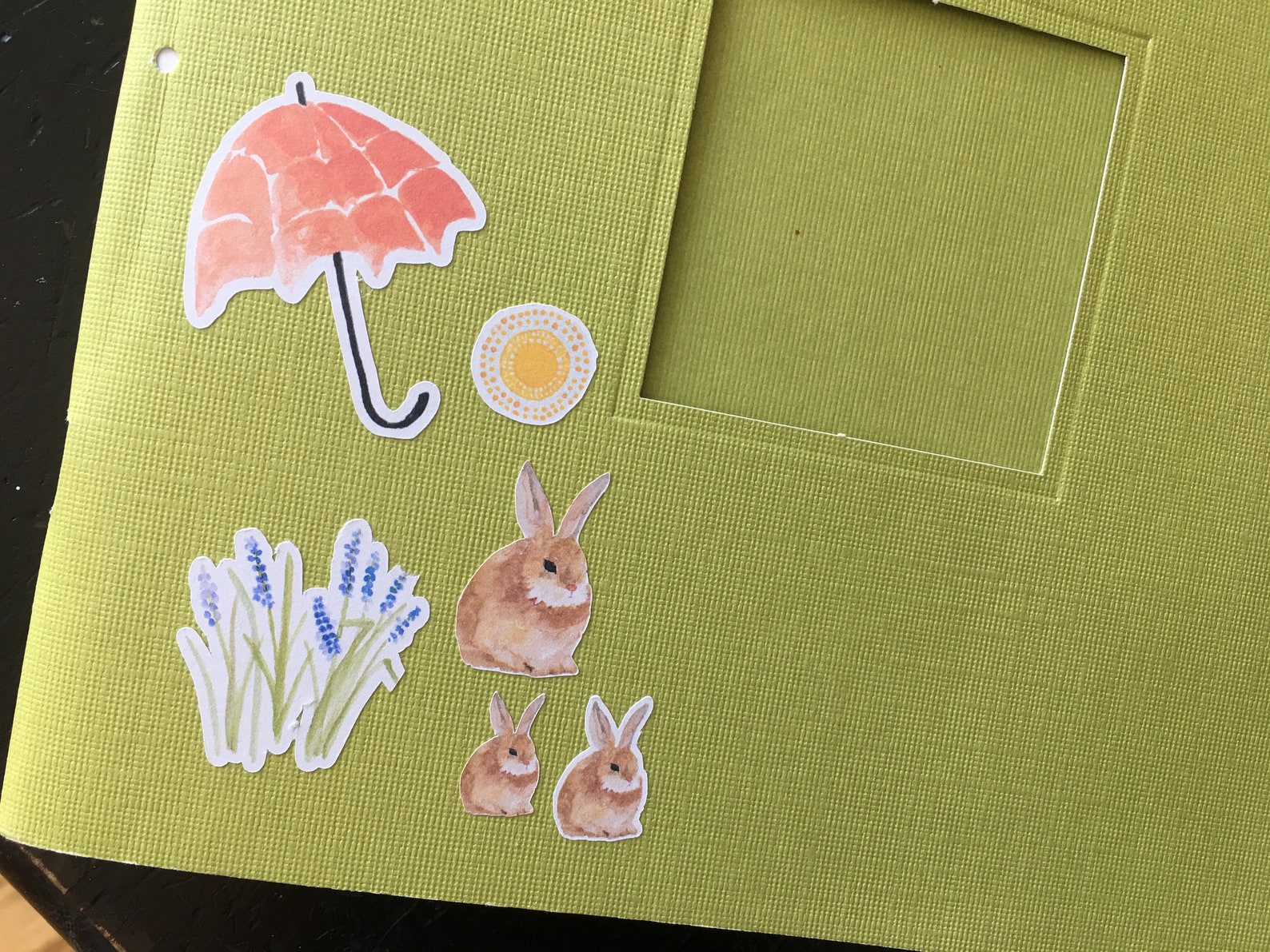 P001 Spring Sampler Planner Stickers Bunnies Robins Kites | Etsy
