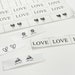DIY Fabric LOVE Labels - Editable PDF Files - Instant Download - Etsy