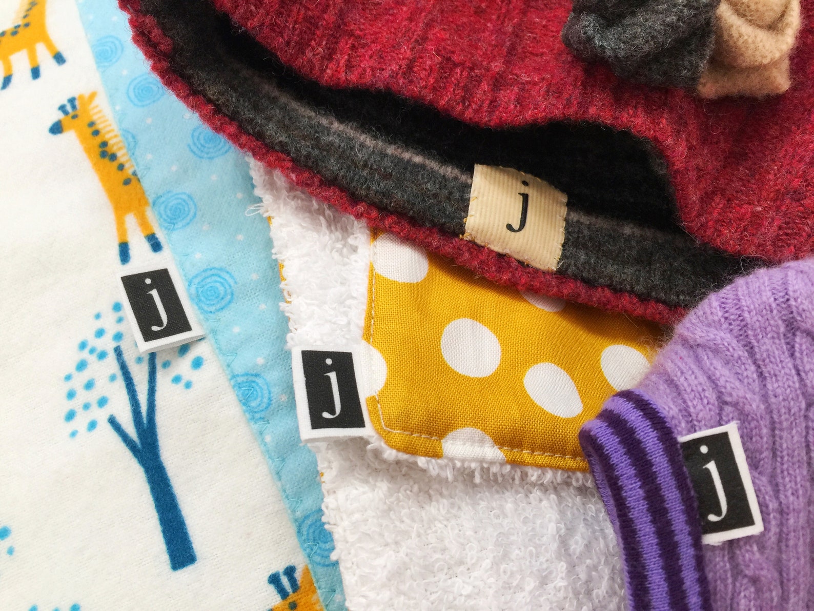 Printable Fabric Labels – Editable PDF – INSTANT DOWNLOAD – 4 Page Set ...