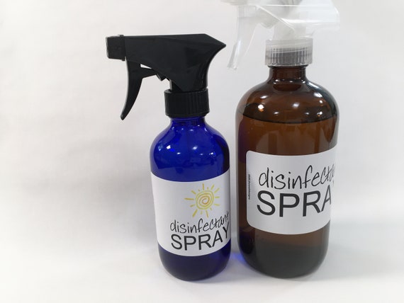 DISINFECTANT SPRAY Jar Labels-weatherproof Polyester | Etsy