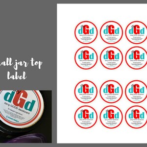 PRINTABLE Diy DEODORANT Labels - PDF, Silhouette, Jpg - Etsy