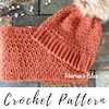 Crochet Hat Pattern, C2C Beanie Crochet Pattern, Instant PDF Download ...