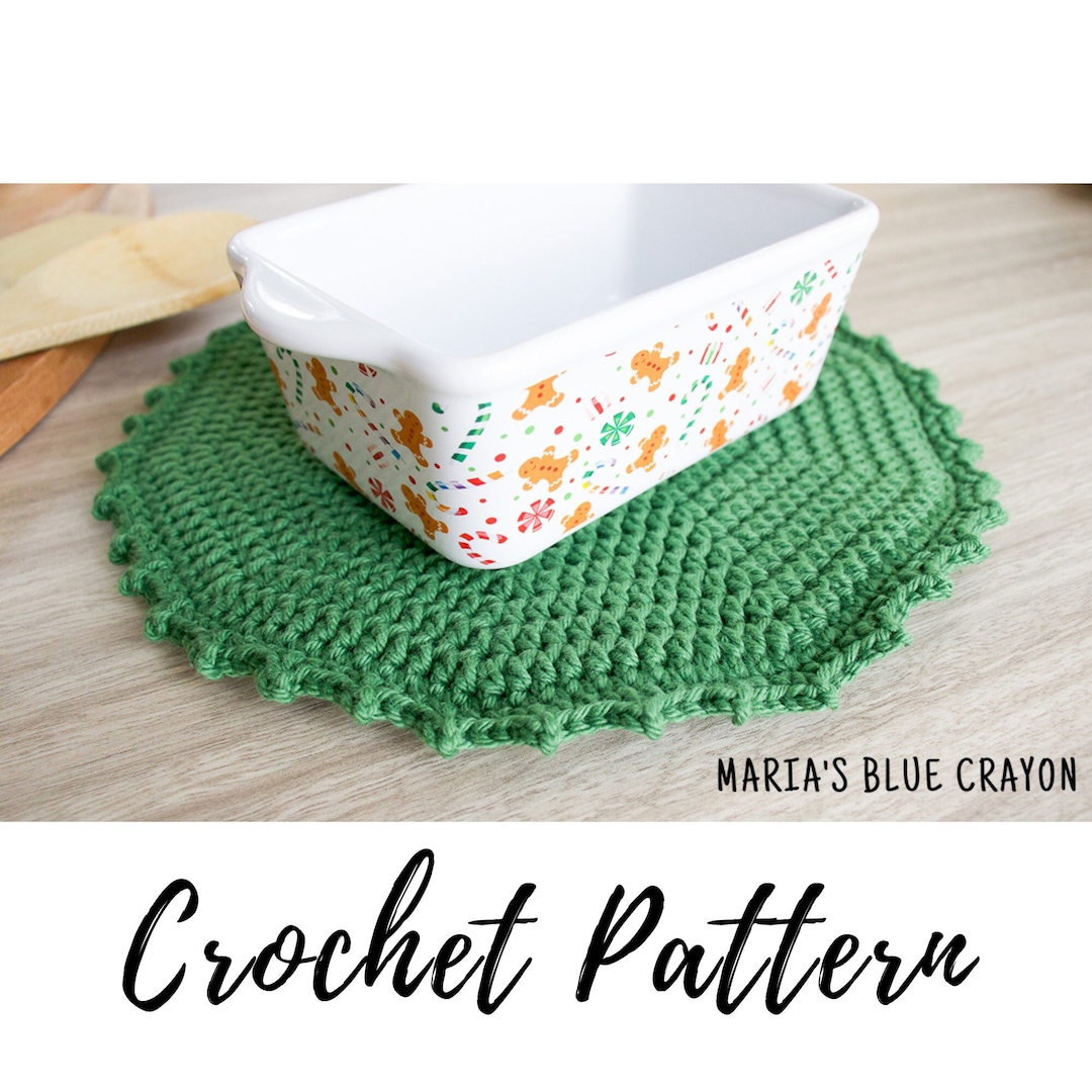 Crochet Double Sided Hot Pad Pattern (PDF Pattern) - Etsy