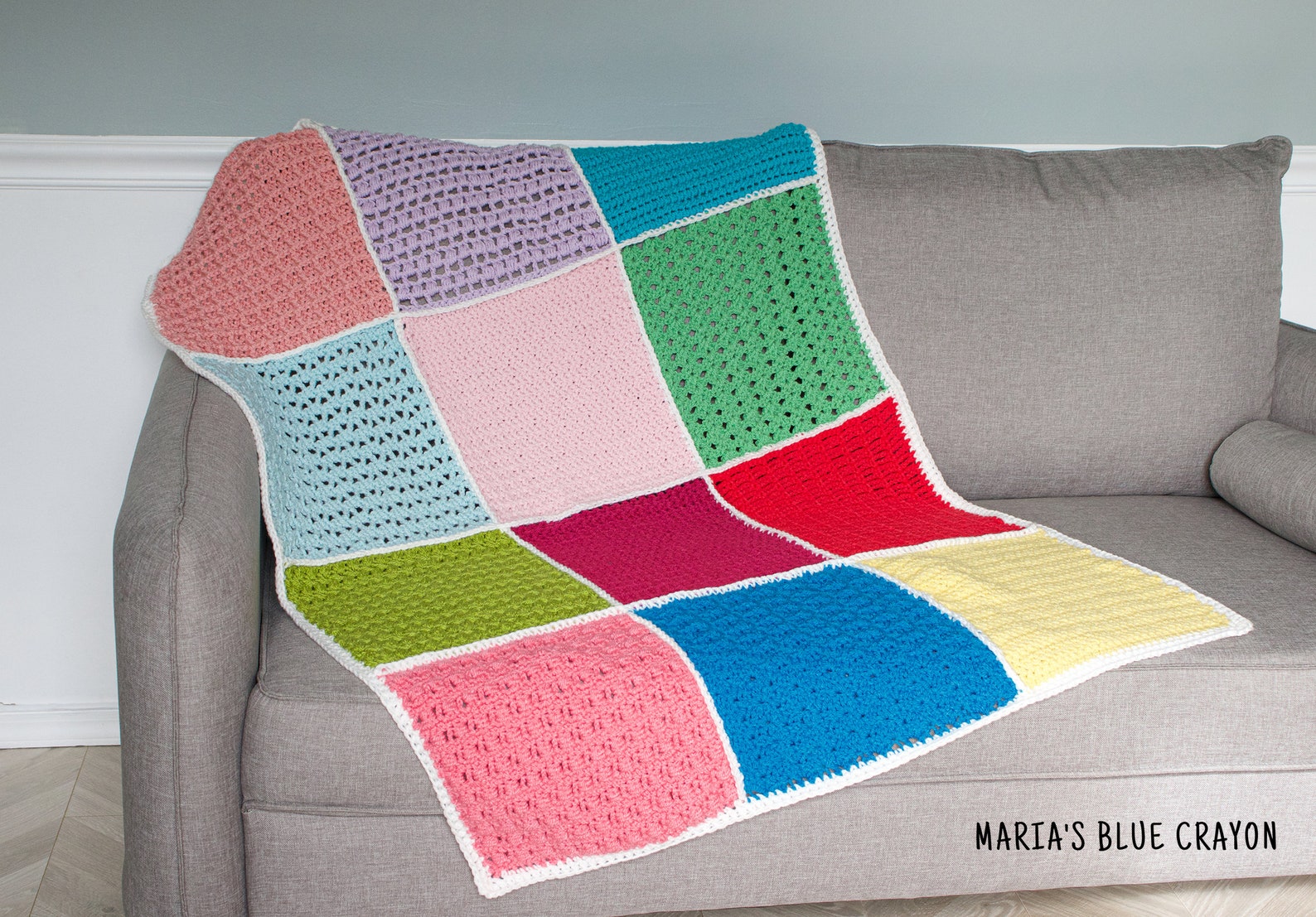 Crochet Sampler Blanket Pattern PDF Crochet Pattern Download - Etsy