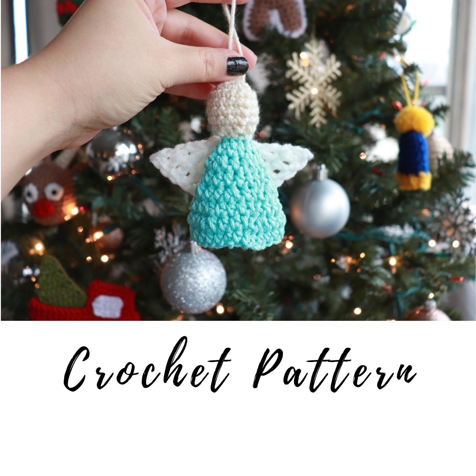 Crochet Angel Ornament Pattern Crochet Angel Amigurumi | Etsy